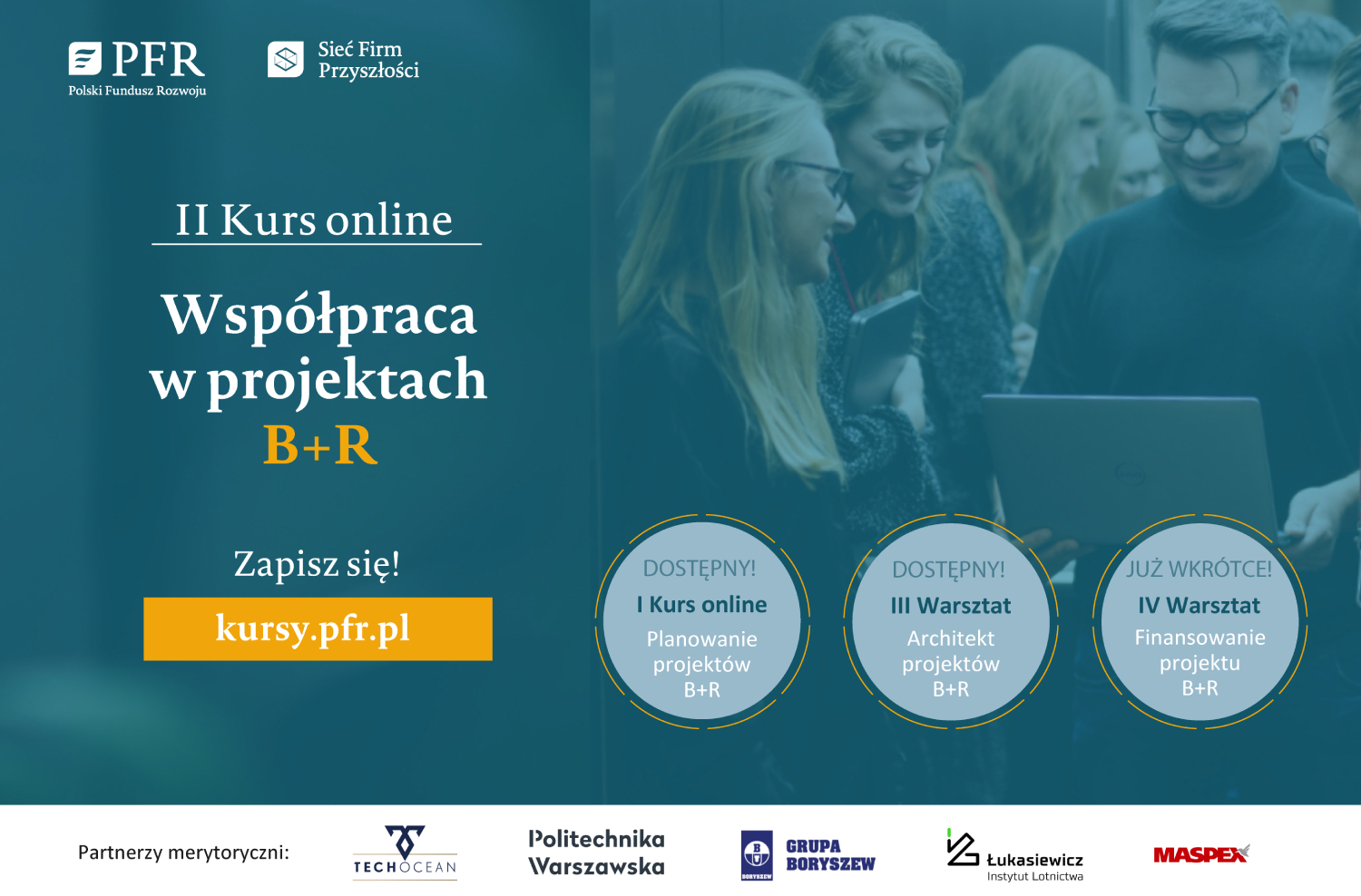 Współpraca w projektach B+R – nowy bezpłatny kurs online od PFR | Serwis Spółki PFR S.A.